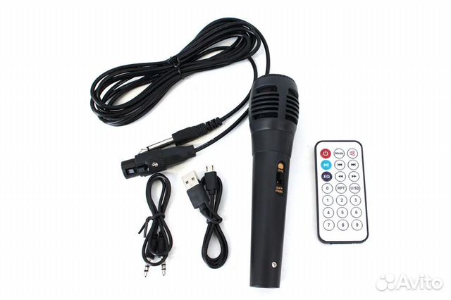 Беспроводная большая колонка ZQS-8201 + микрофон в Чебоксарах, цена 7 ...