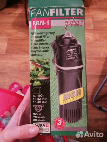 Фильтр для аквариума aquael fanfilter fan1