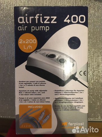 Компрессор для аквариумов Ferplast Airfizz 400