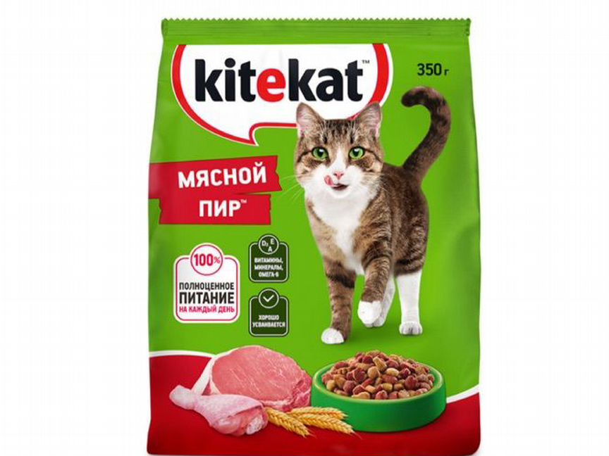 Корм китикат 350гр 850гр