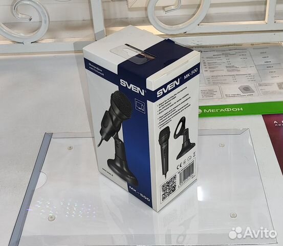 Микрофон настольный проводной sven MK-500 купить в Ельце с доставкой | Электроника | Авито