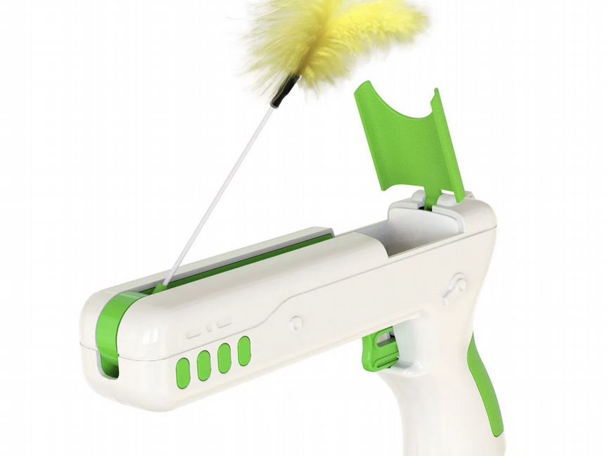 Игрушка для кошек пистолет rebound CAT GUN
