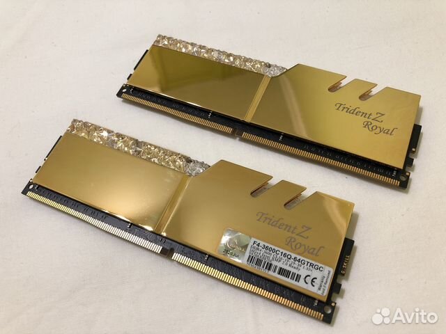 Gskill Trident Z Royal Ddr4 3600 мгц 32 Гб Новая купить в Москве Электроника Авито