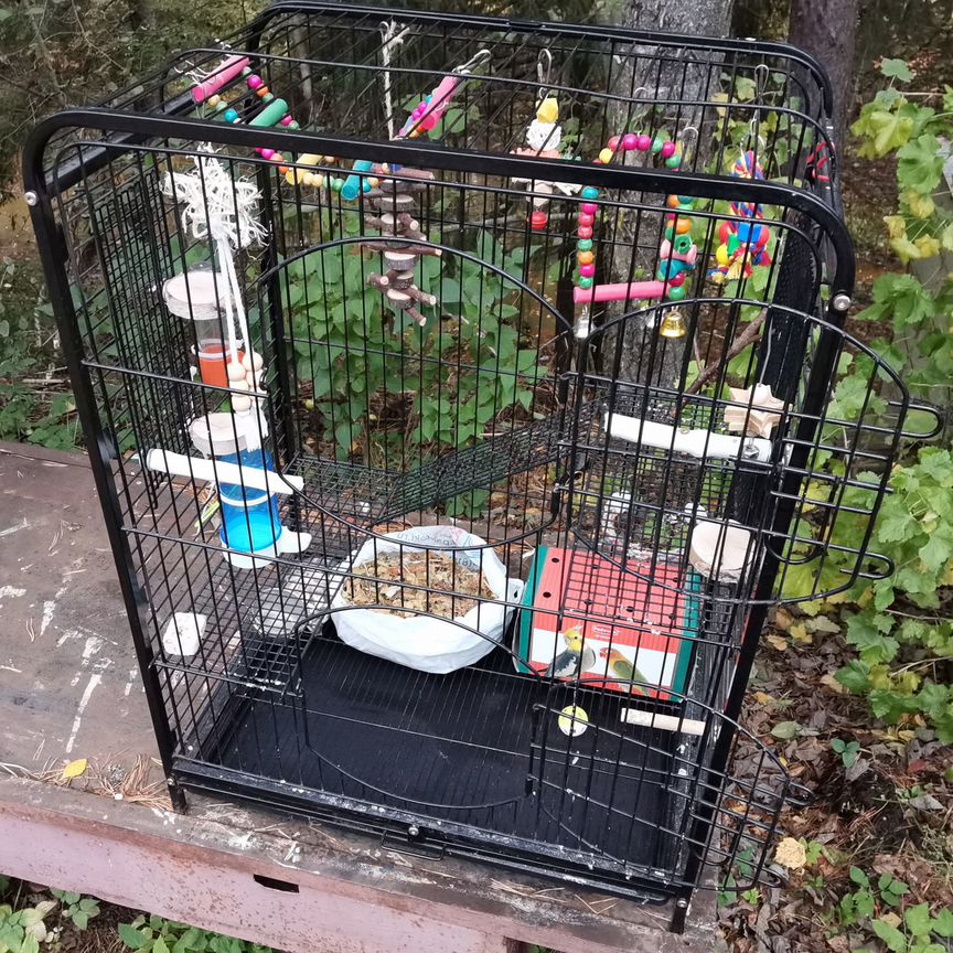 Домик Клетка для птиц и попугаев