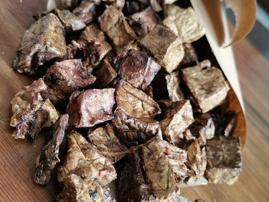 Лёгкое говяжье сушеное, лакомства для собак