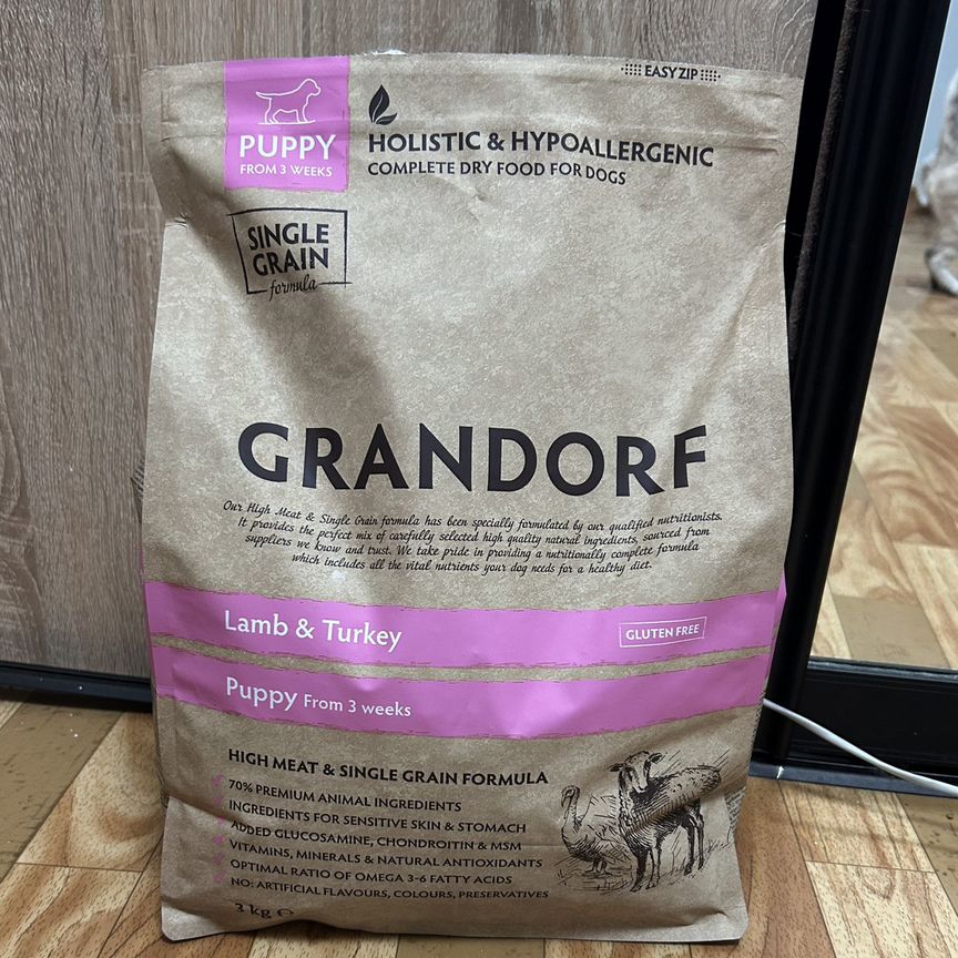 Корм для щенков grandorf 3кг