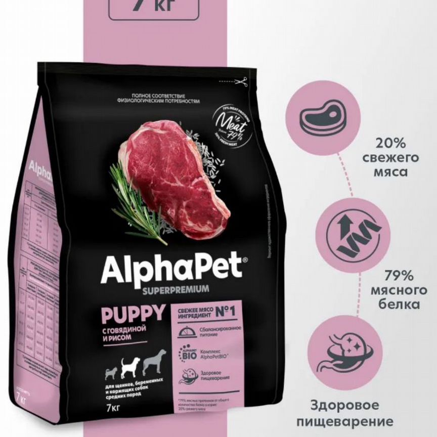 Сухой корм для собак Alphapet, Альфапет