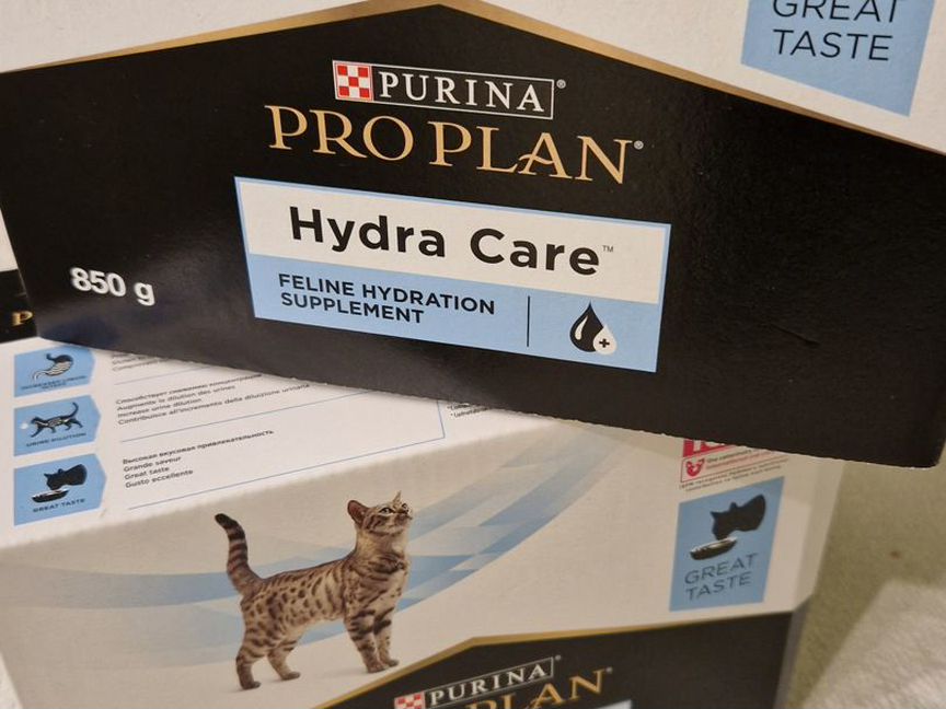 Для кошек Hydra care proplan (2 коробки)