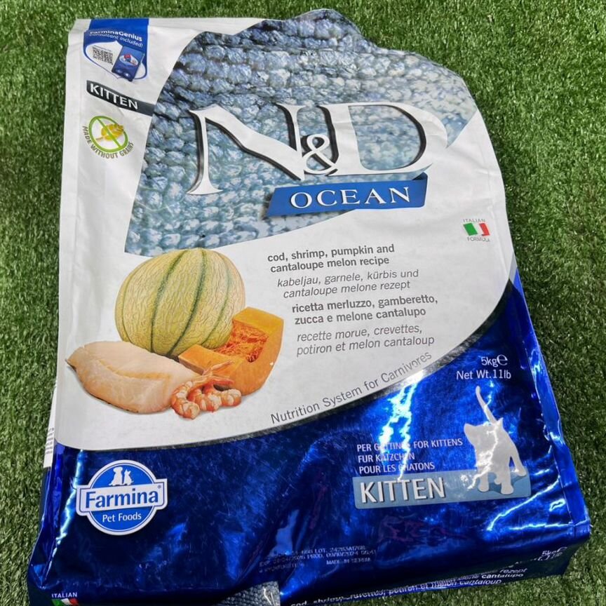 Корм для котят Farmina Ocean Pumpkin 5 кг