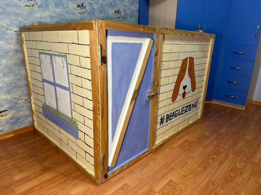 Загон для собак вольер будка без крыши клетка