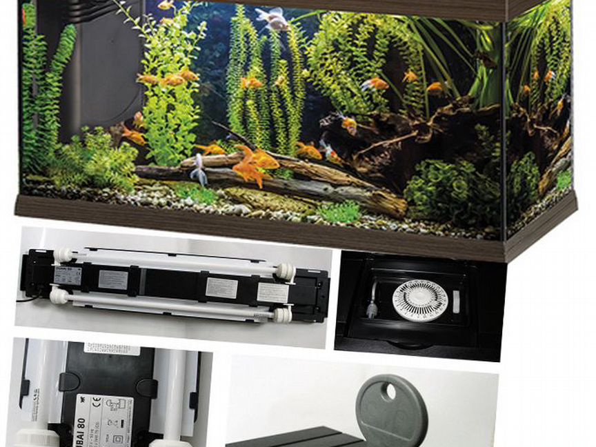 Аквариум Ferplast Dubai 80 на 125л