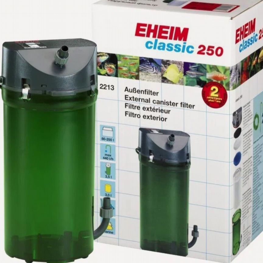 Внешний фильтр для аквариума Eheim classic 250