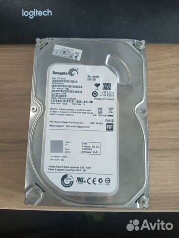 Жесткий диск 500 GB купить в Москве с доставкой | Электроника | Авито