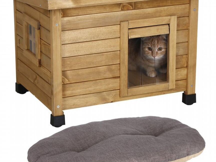 Будка для кошки зимняя