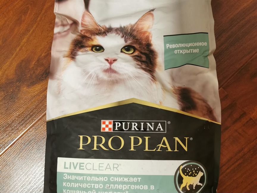 Сухой корм для кошек purina pro plan liveclear