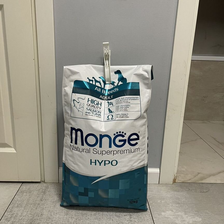 Корм для собак monge 12кг hypo