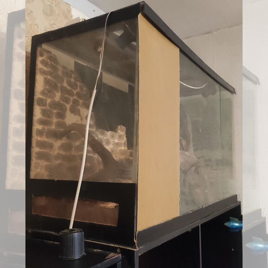 Террариум для рептилий большой из оргстекла