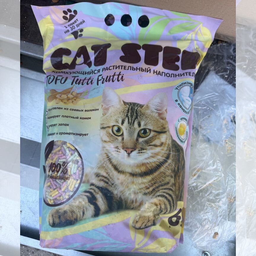 Кошачий наполнитель тофу