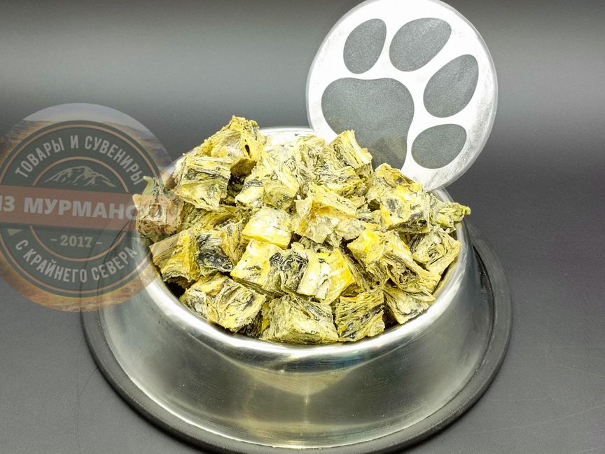 Натуральные вкусняшки для четвероногих из кожи рыб