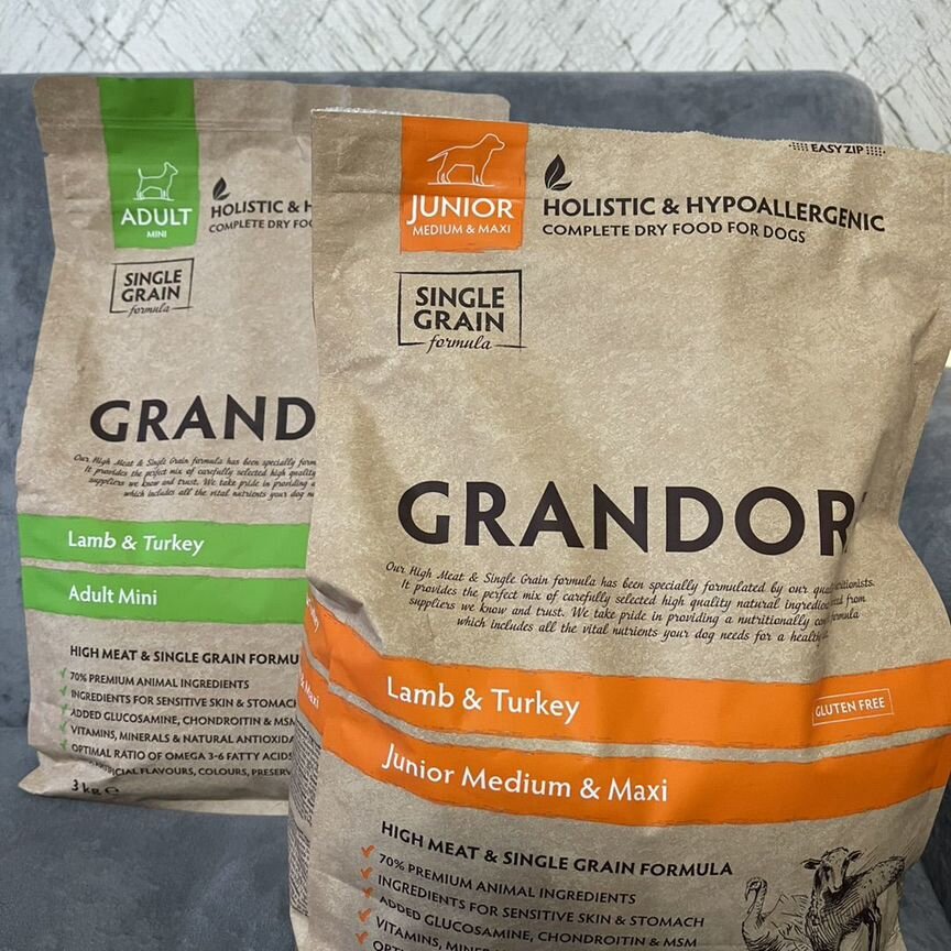 Корм для собак grandorf 3 кг mini