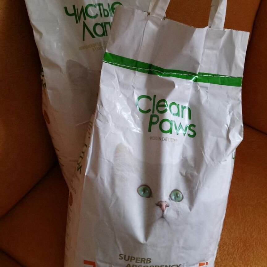 Наполнитель для кошачьего туалета "Чистые лапки"