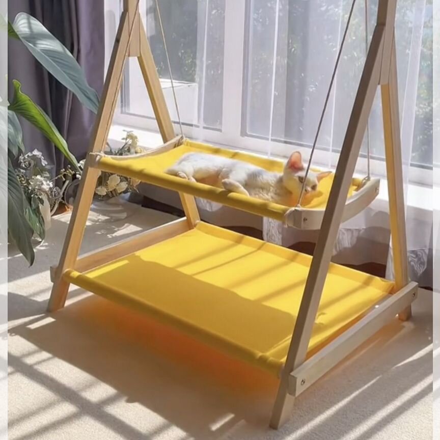 Когтеточка и лежанка для кошки