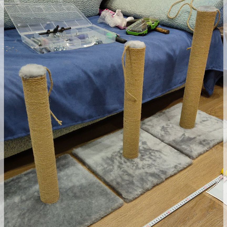 Когтеточка домик для большой кошки