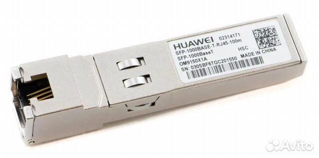 Трансивер Huawei (02314171) SFP-1000baset купить в Санкт-Петербурге | Электроника | Авито