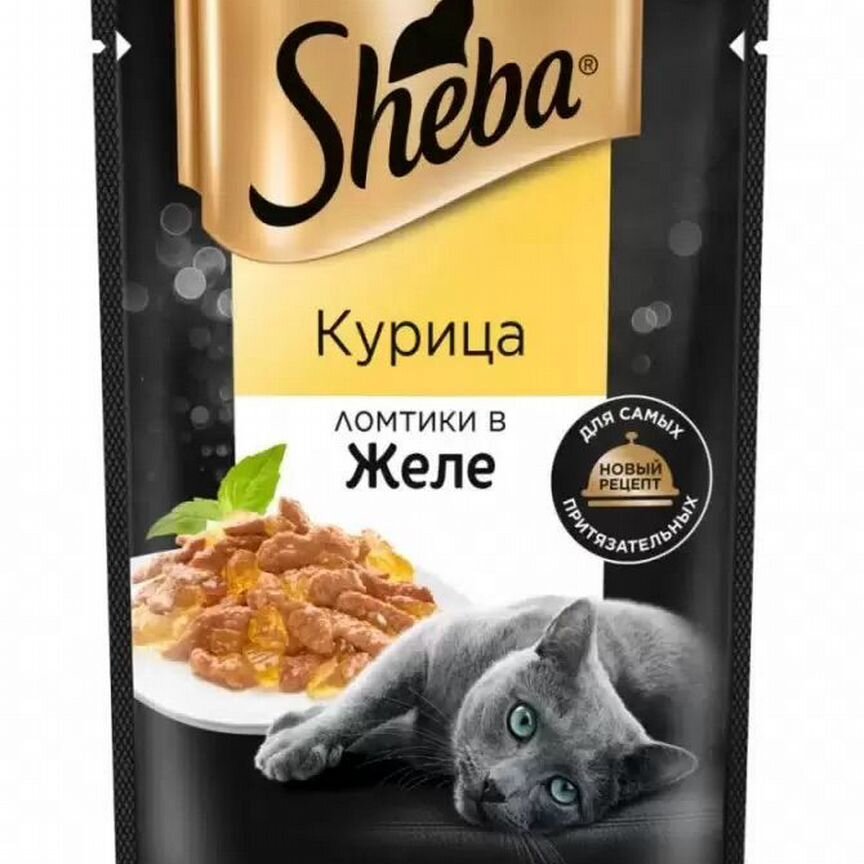 Влажный корм для кошек Sheba курица