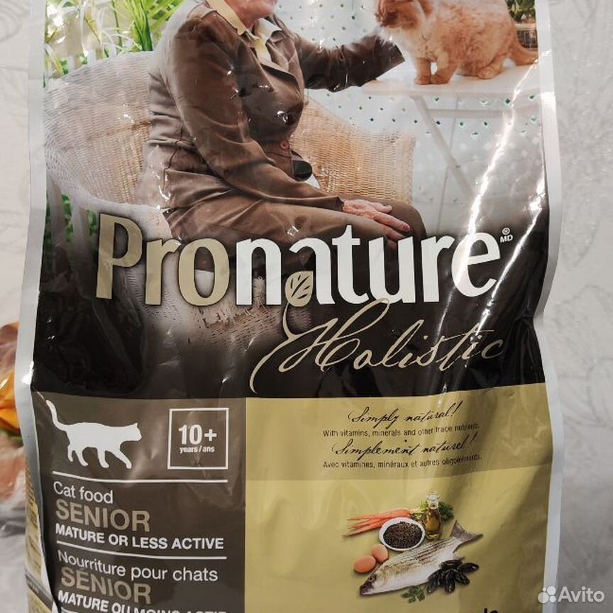 Корм для кошек Pronature Holistic 10+