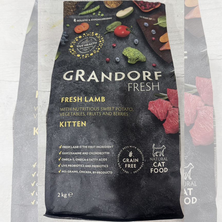 Корм для котят grandorf fresh