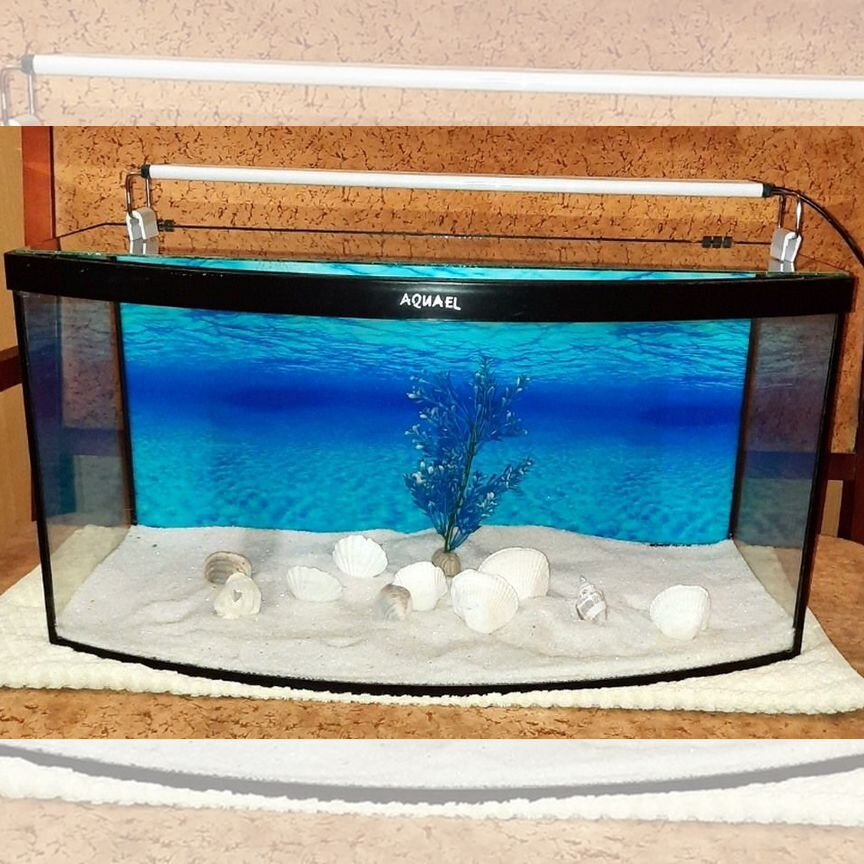 Аквариум панорамный 55 литров