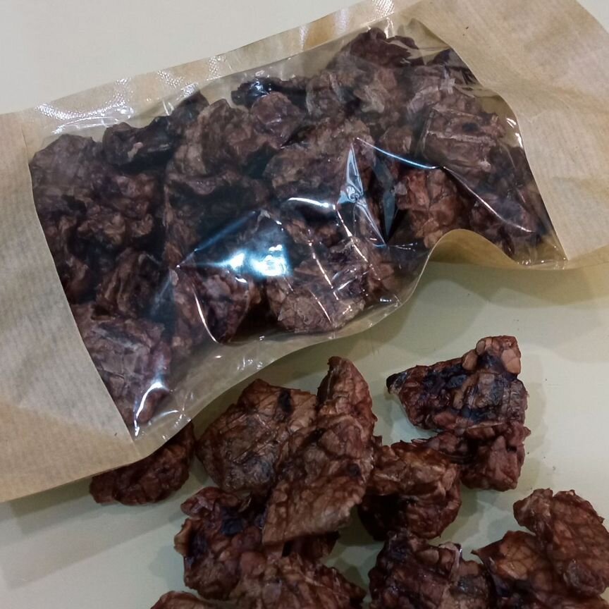 Легкое говяжье сушеное лакомство для собак