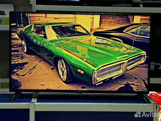 Метровый 40" (102 см) Dexp F40D7300C Full HD купить в Новосибирске | Электроника | Авито