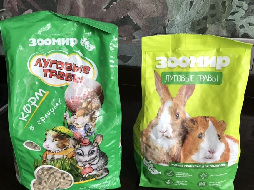Корм для кррликов и грызунов