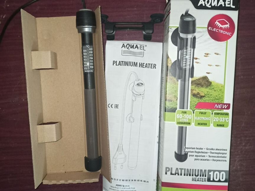 Нагреватель для аквариума и компрессор