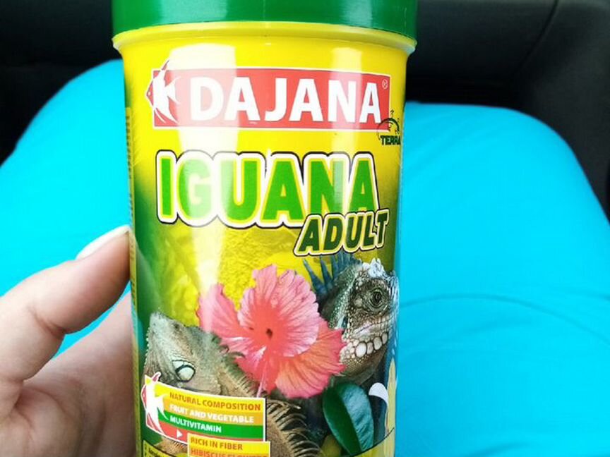 Корм для игуан "dajana" гранулы, 500 мл