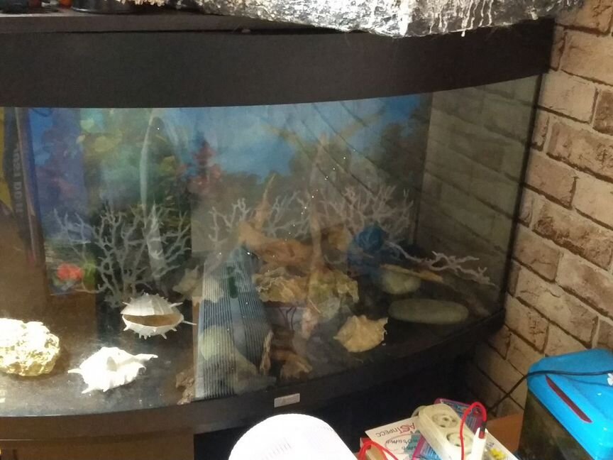 Аквариум 180 литров с тумбой,Пионерский