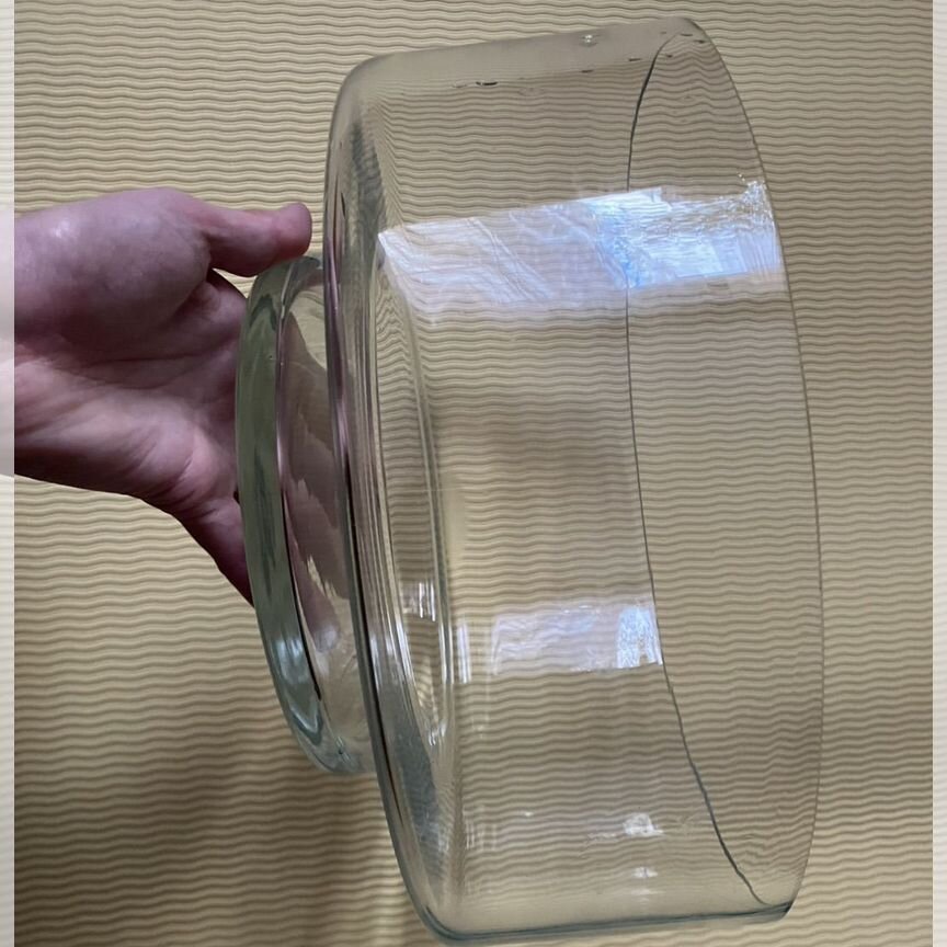 Аквариум или чаша стеклянная 28 на 14 высота