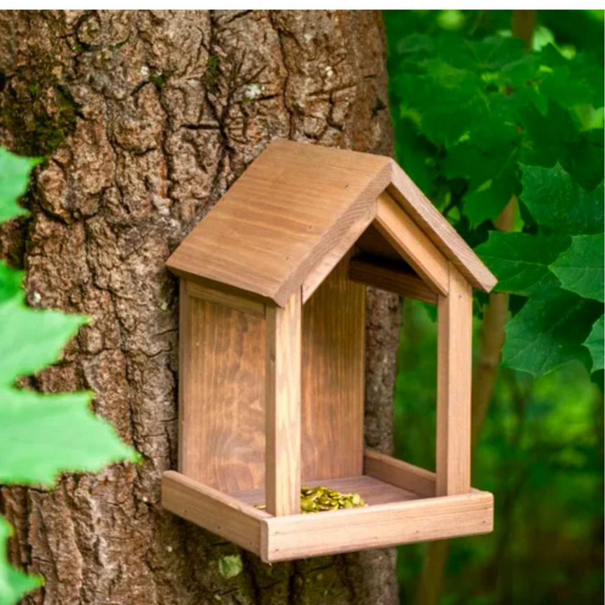 Скворечники для птиц, кормушка