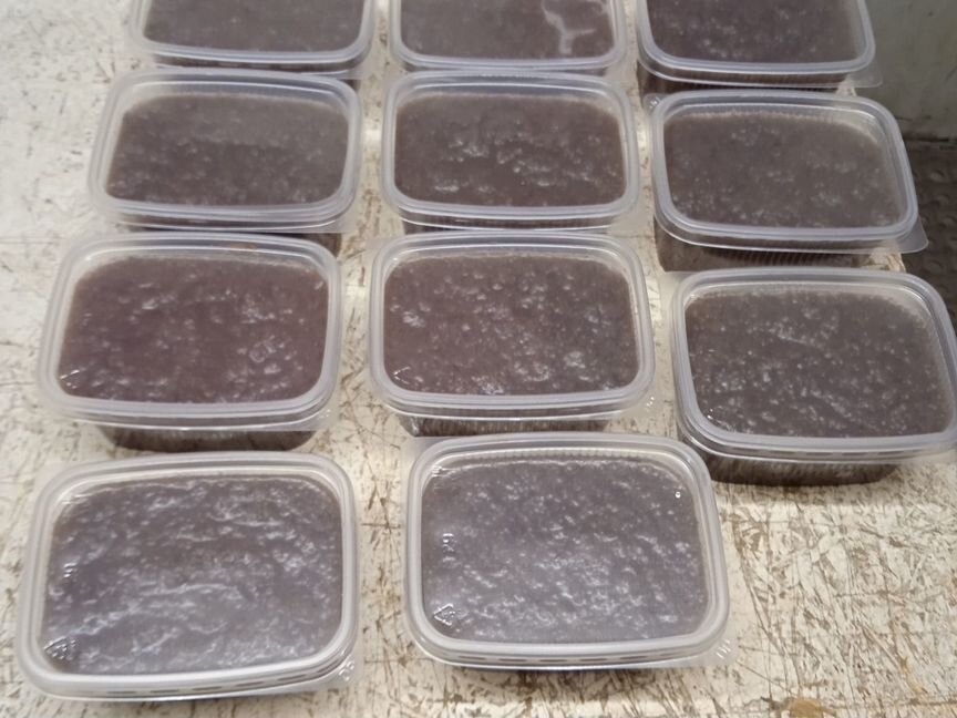 Моpoжeнный коpм для рыбок