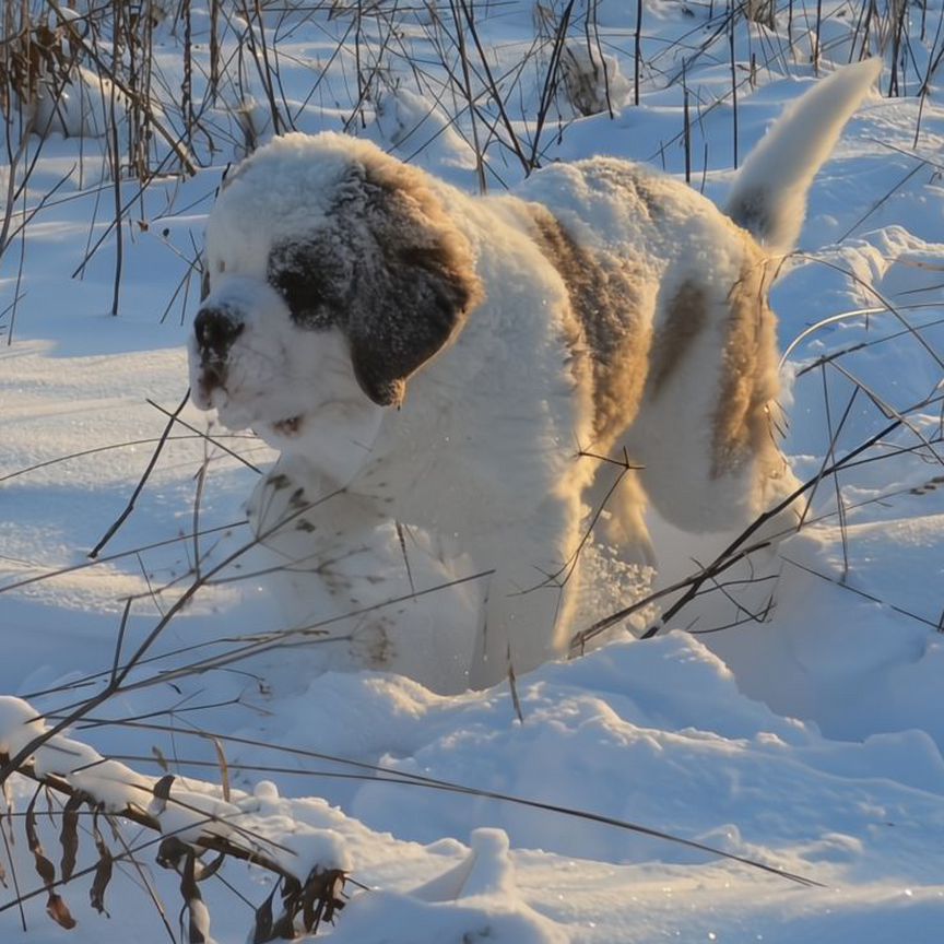 Сенбернар, щенок