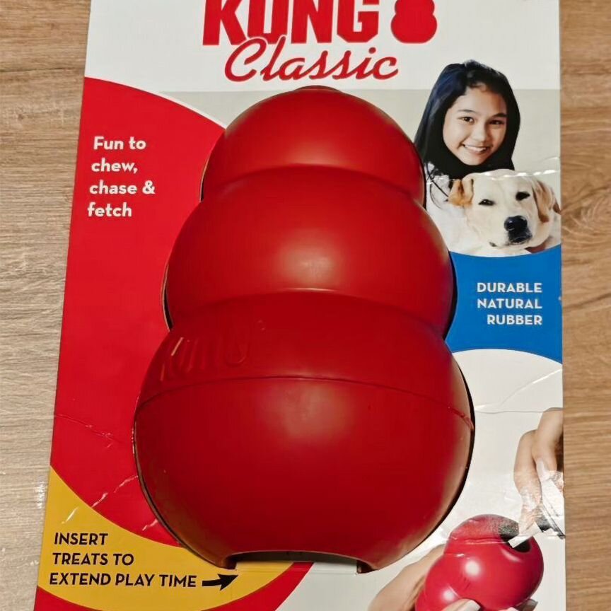 Kong игрушка для собак "конг" (XXL 15х10 см