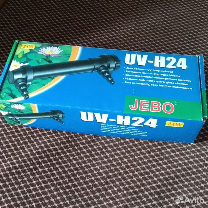 Стерилизатор для аквариума UV-H24 jebo