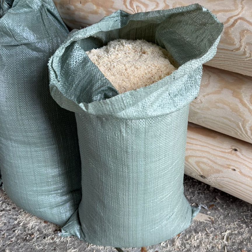 Опил в мешках