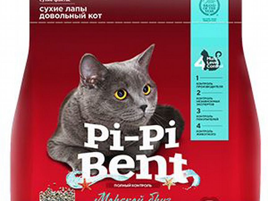 Наполнитель для кошачьего туалета "Pi-Pi Bent"