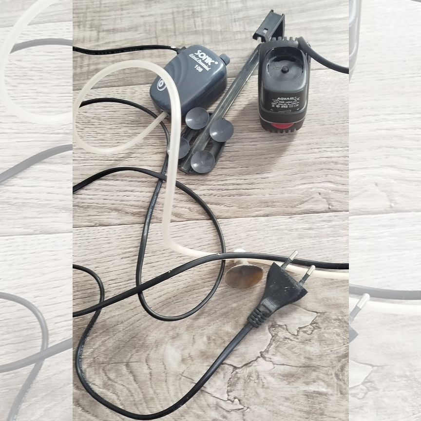 Фильтр и компрессор для аквариума