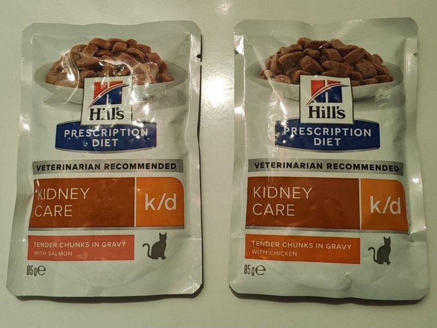 Паучи Hill's Prescription Diet k/d для кошек
