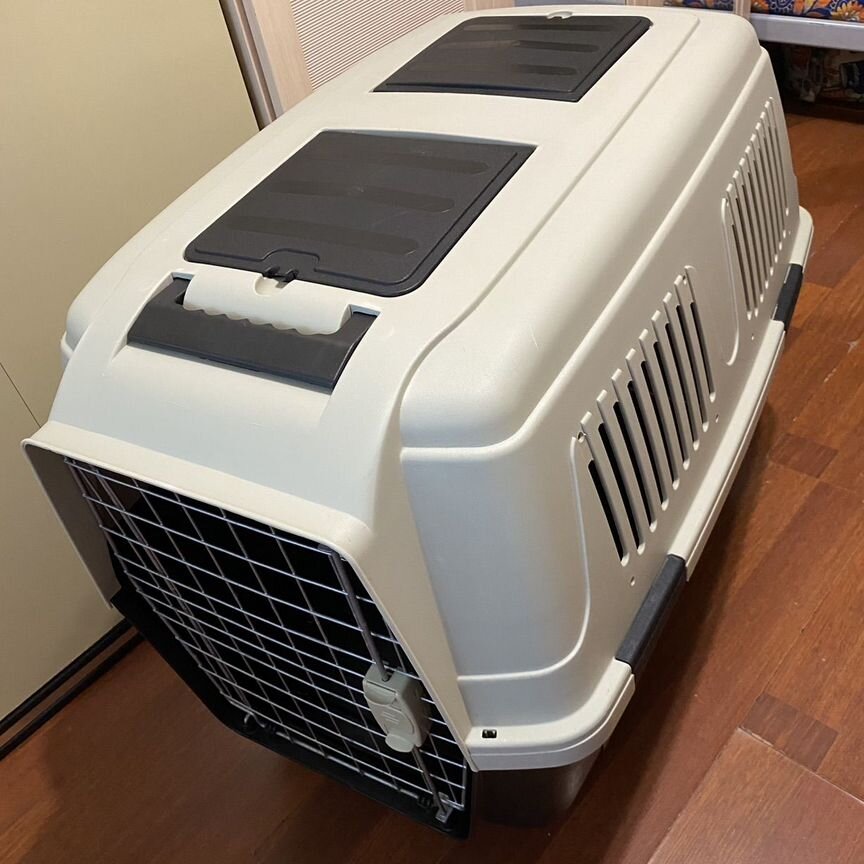 Переноска Keiko Delux серая 94*64*67см