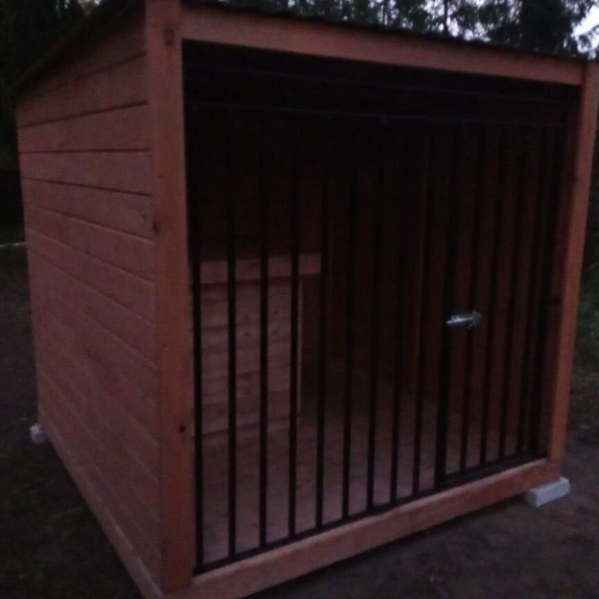 Вольер 2х2м, настоящая цена. Цвет орех